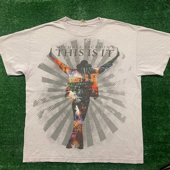 Michael Jackson | Shirts | Vintage Y2k Michael Jackson This Is It Movie Music Band Tee | Poshmark